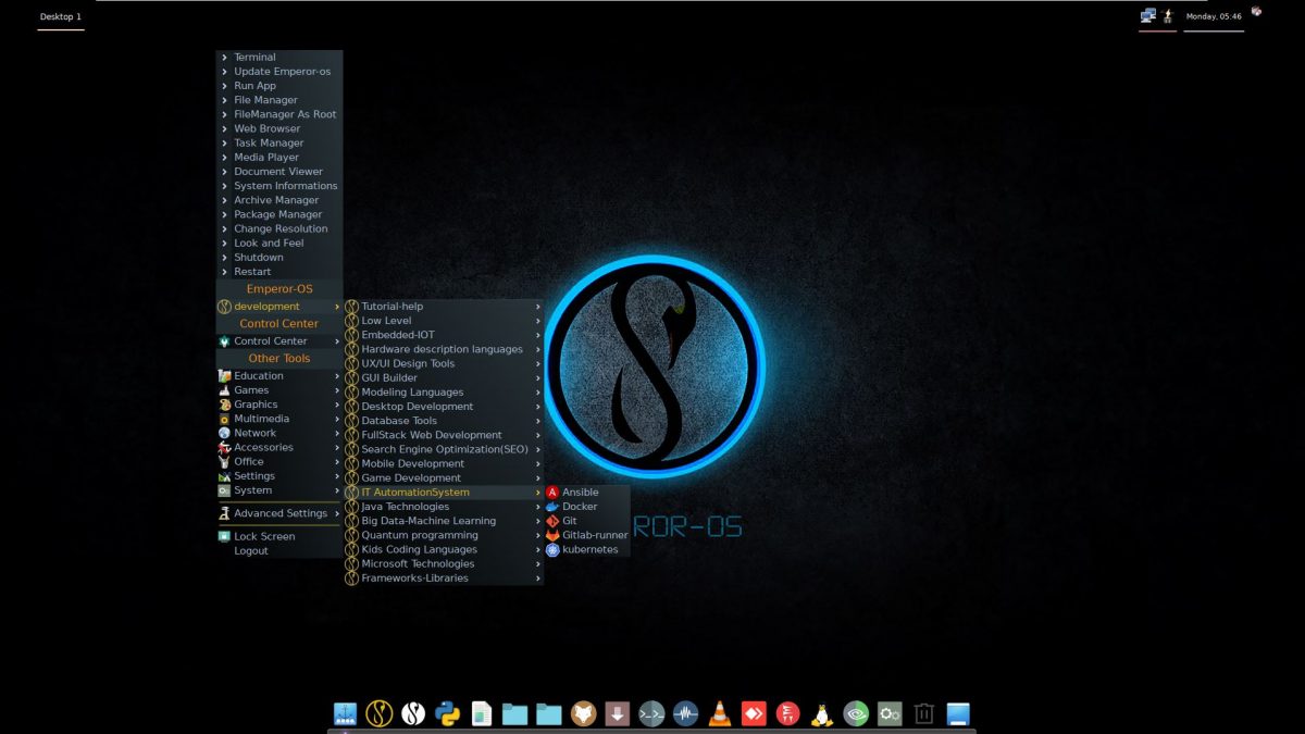 Emperor Os Linuxlinux Os For Programmers Designers And Data Science Users
